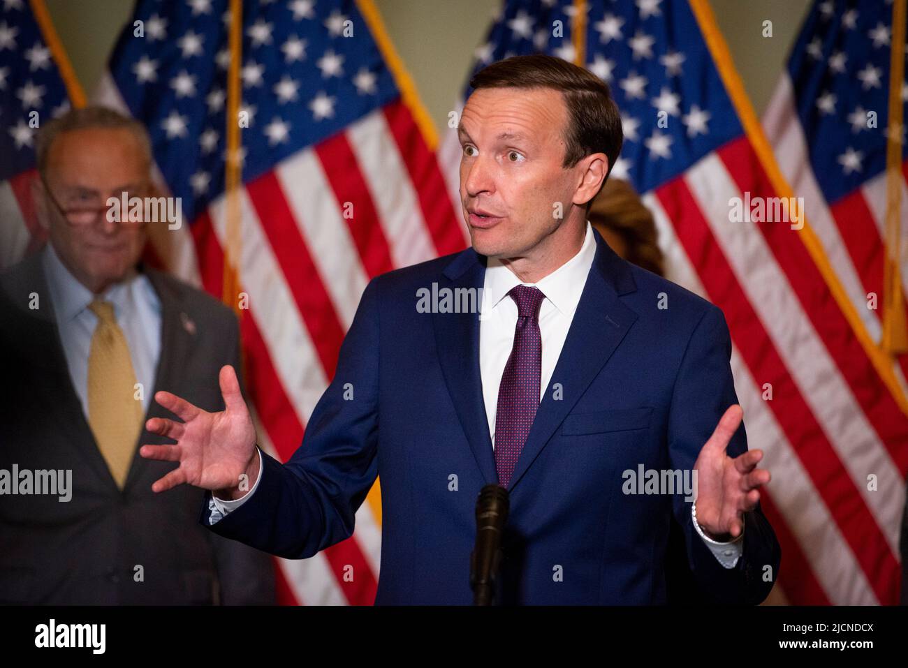 United States Senator Chris Murphy (Democrat of Connecticut) offers ...