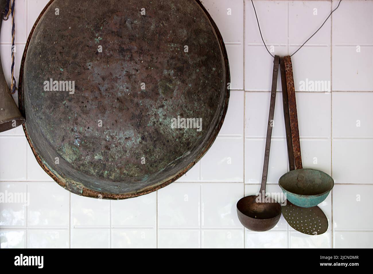 Old kitchen utensils hi-res stock photography and images - Alamy