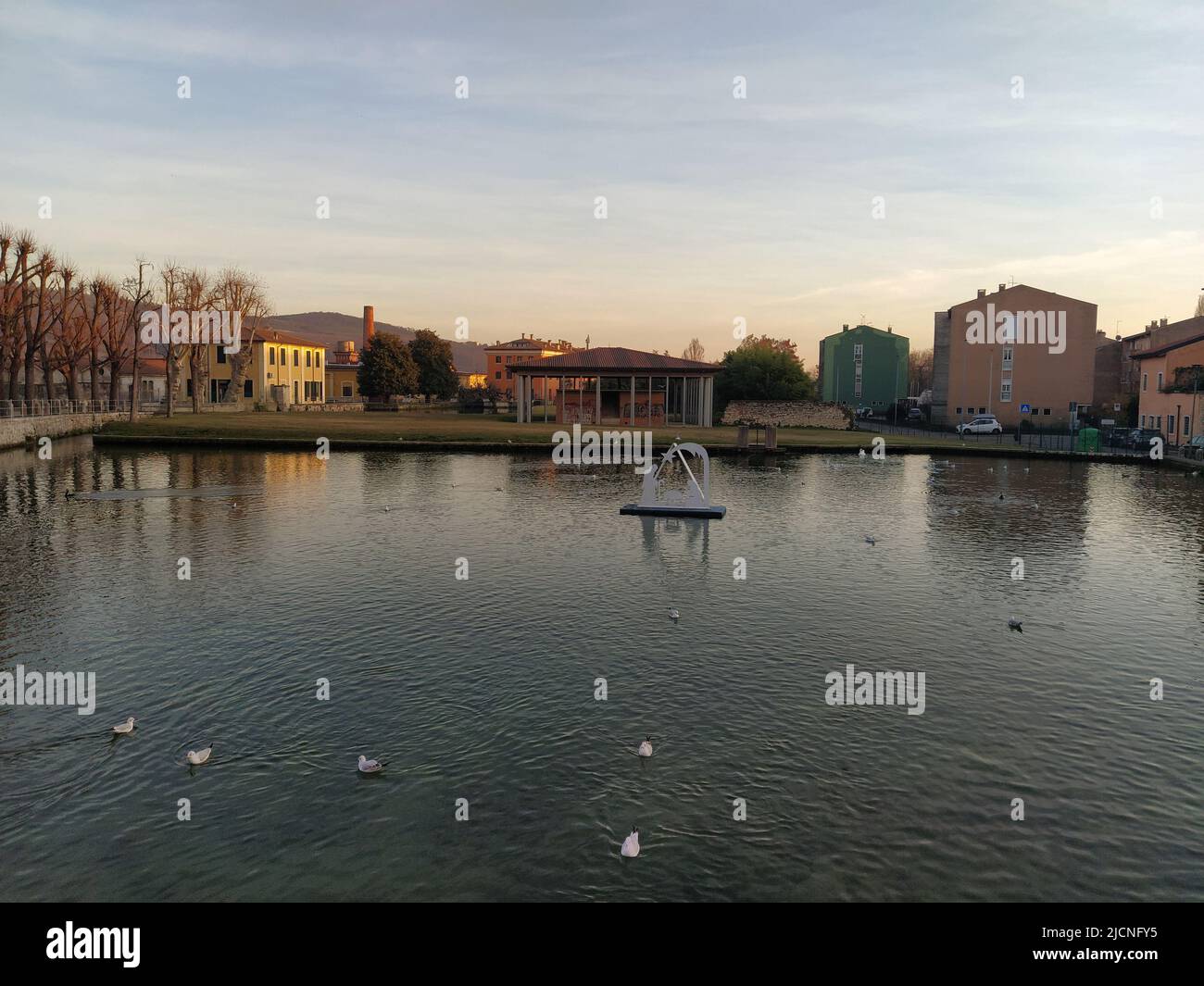 crib artistic handwork on small lake Stock Photo - Alamy