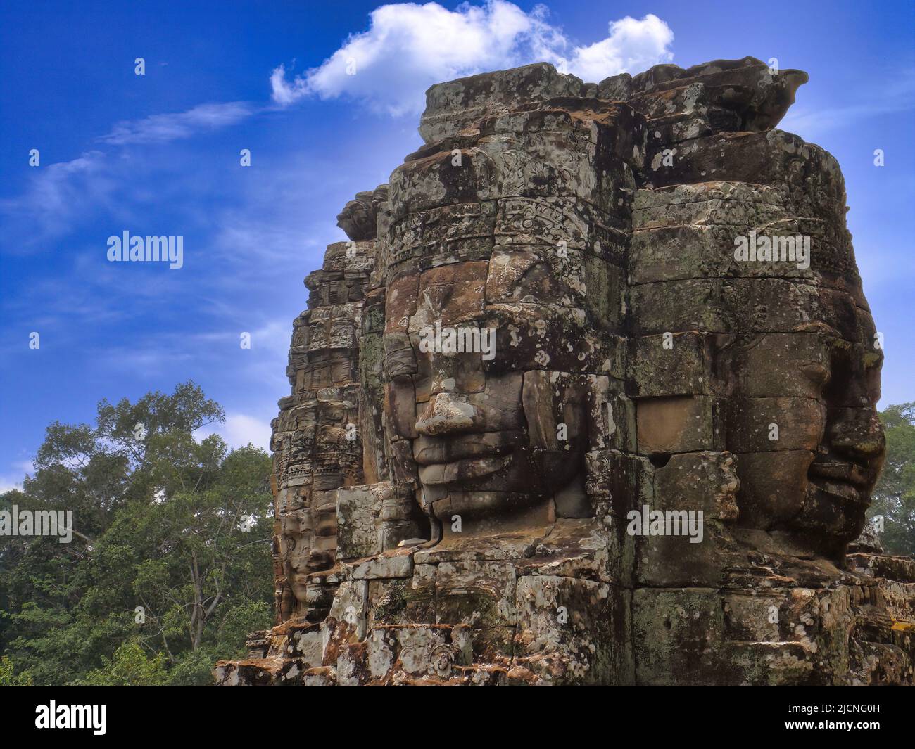 Some architectural details of the fabulous temple of Angkor Wat, the ...
