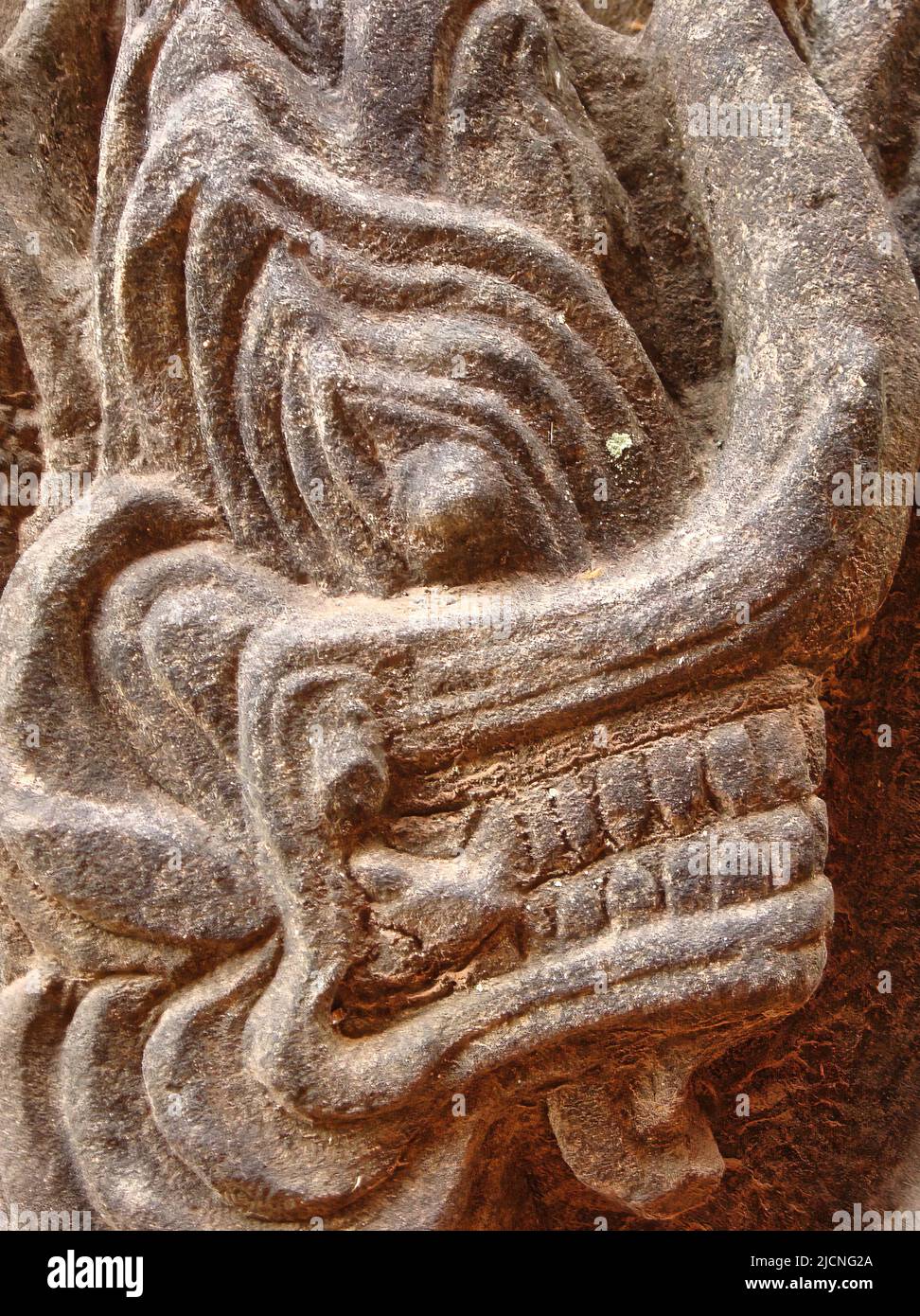 Some architectural details of the fabulous temple of Angkor Wat, the national symbol of Cambodia ...