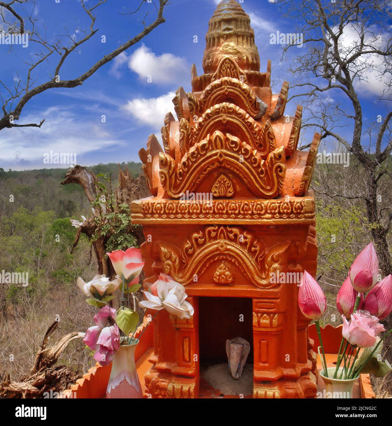 Some architectural details of the fabulous temple of Angkor Wat, the national symbol of Cambodia ...