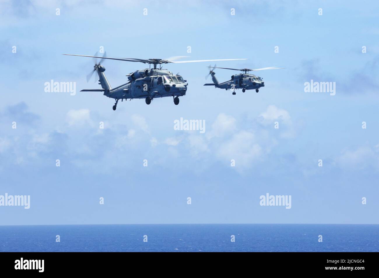 PHILIPPINE SEA (June 12, 2022) An MH-60S Sea Hawk helicopter, assigned ...