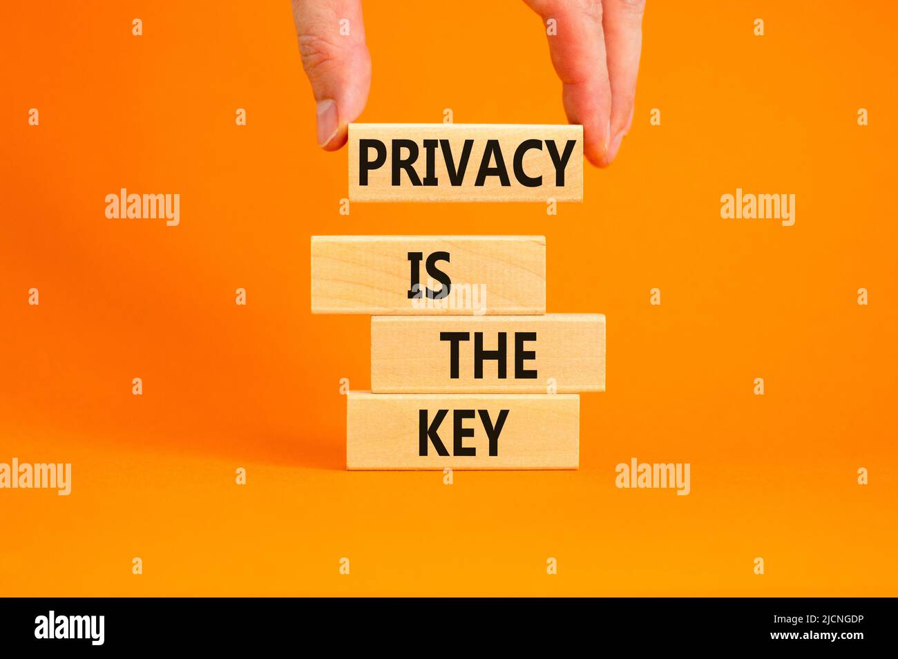 Privacy is the key symbol. Concept words Privacy is the key on wooden ...