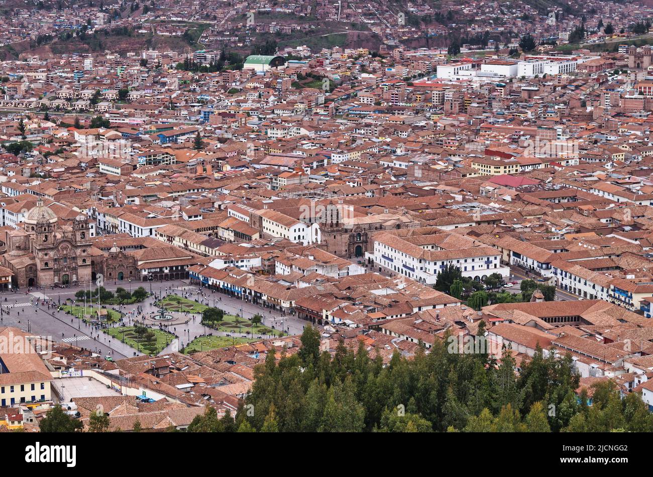 Cuzco, in the Peruvian Andes, was the capital of the Inca Empire and is ...