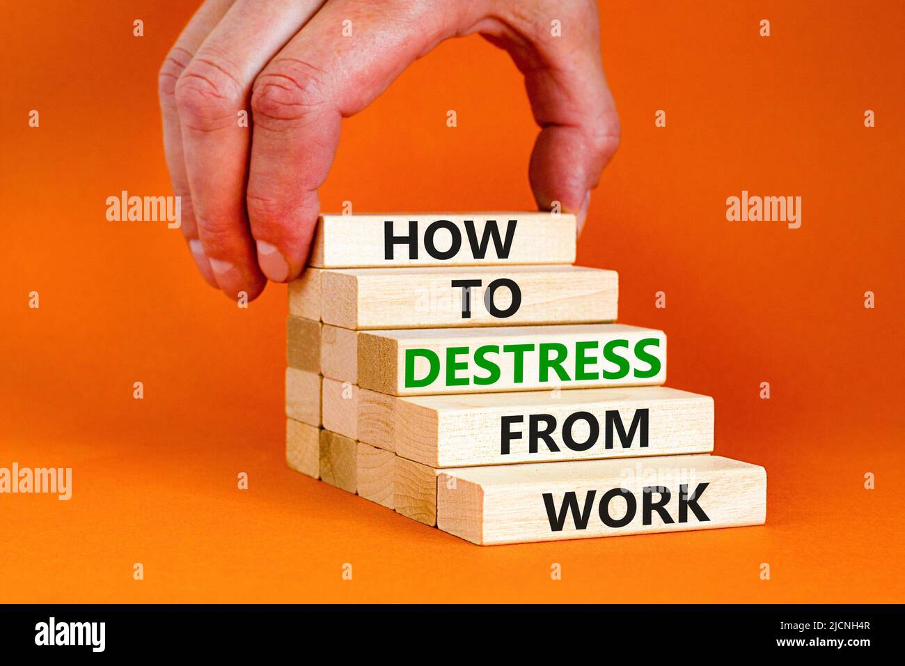 Destress from work symbol. Concept words How to destress from work on ...