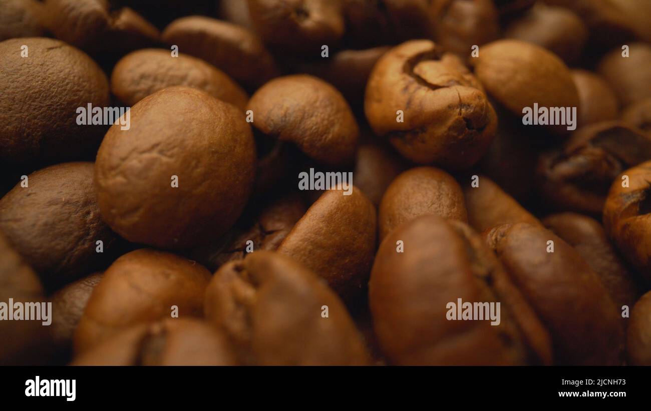 Coffee beans in motion close hi-res stock photography and images - Alamy