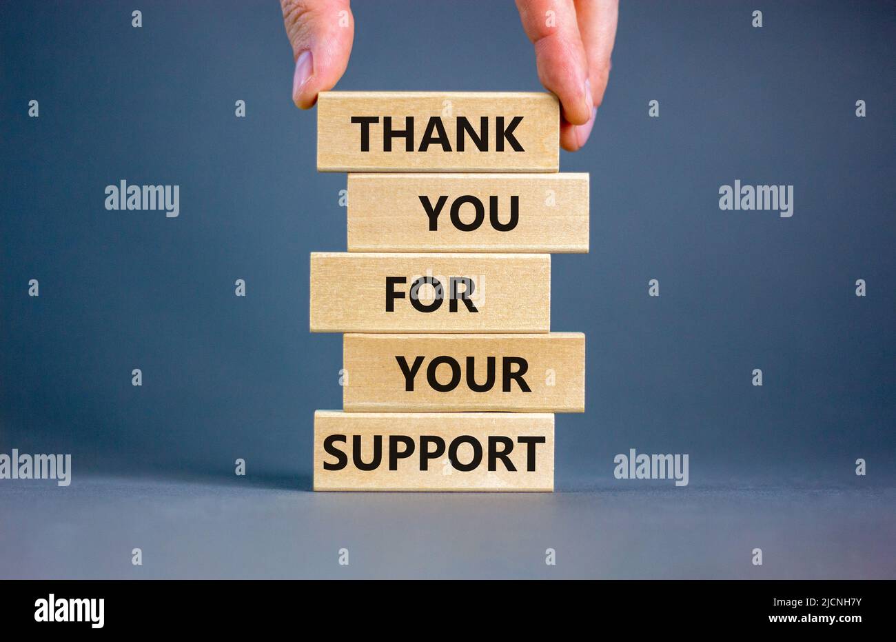 Thank you for support symbol. Concept words Thank you for your support ...