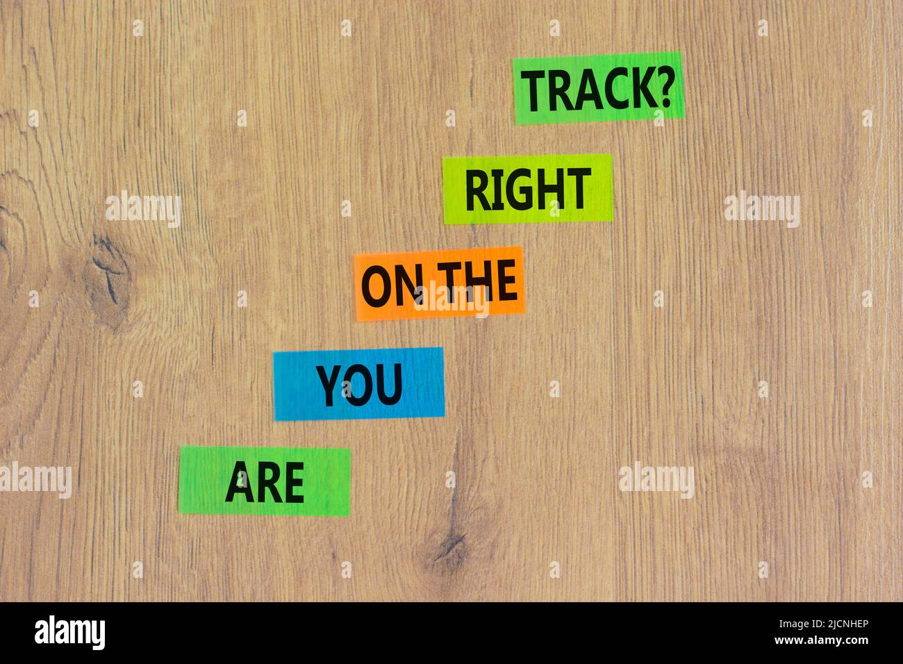 Right track symbol. Concept words Are you on the right track on colored ...