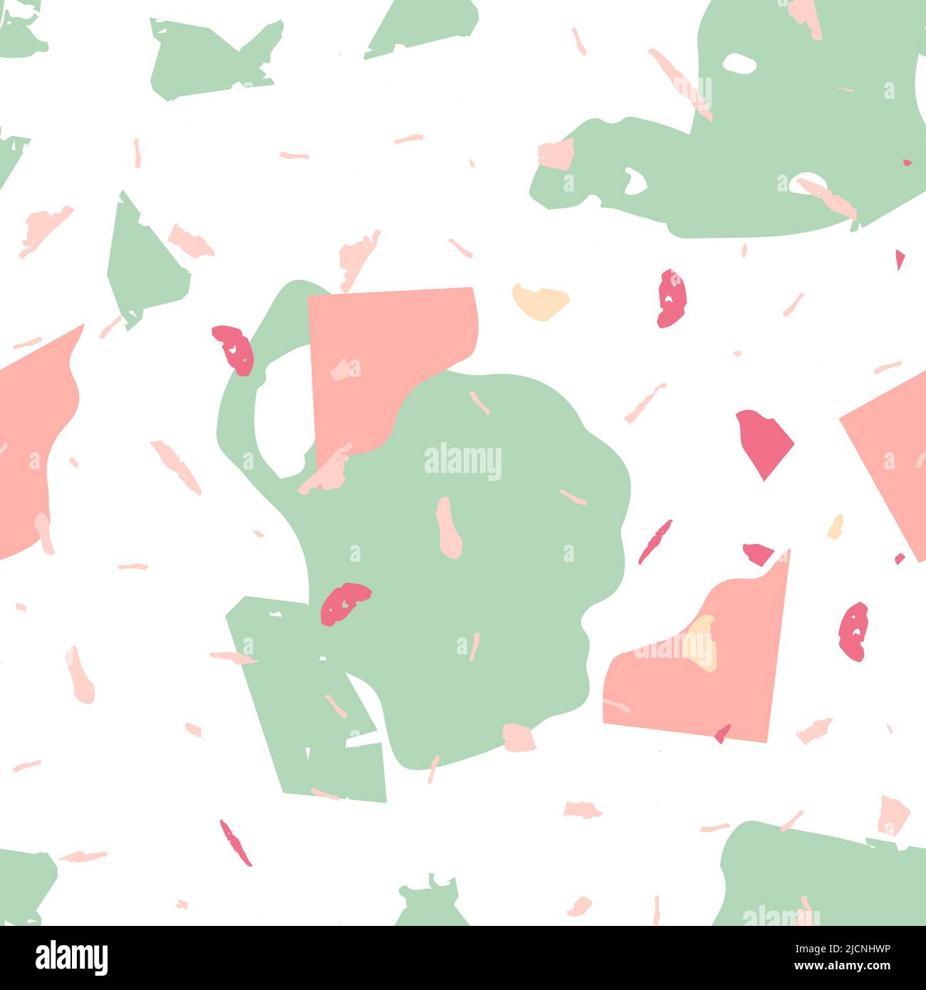 Terrazzo seamless pattern. Earthy minimalistic floor tile for interior ...