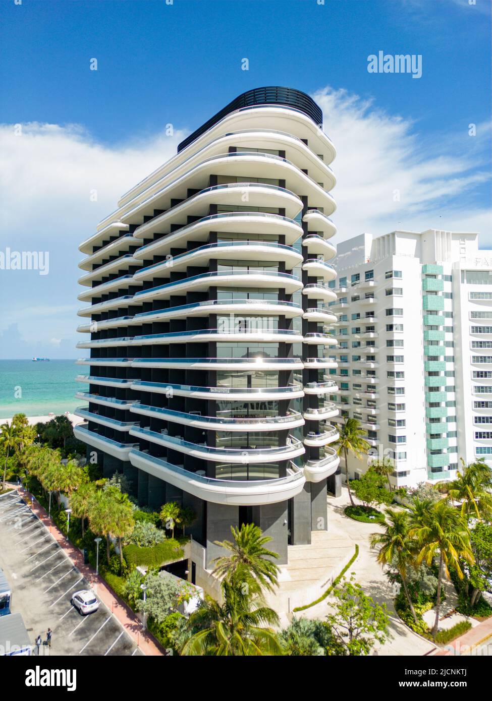 Vertical aerial photo Faena House Stock Photo - Alamy