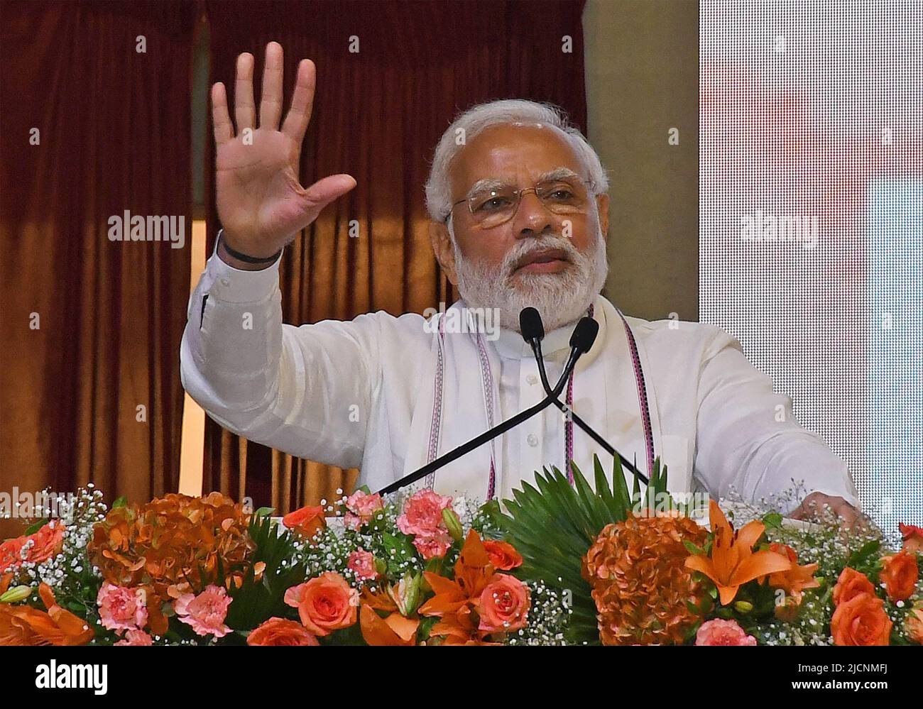 Mumbai, India. 14th June, 2022. Indian Prime Minister Narendra Modi ...