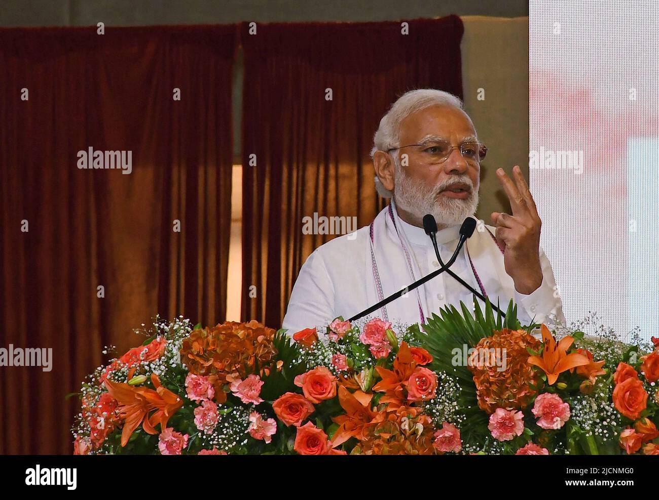 Mumbai, India. 14th June, 2022. Indian Prime Minister Narendra Modi ...