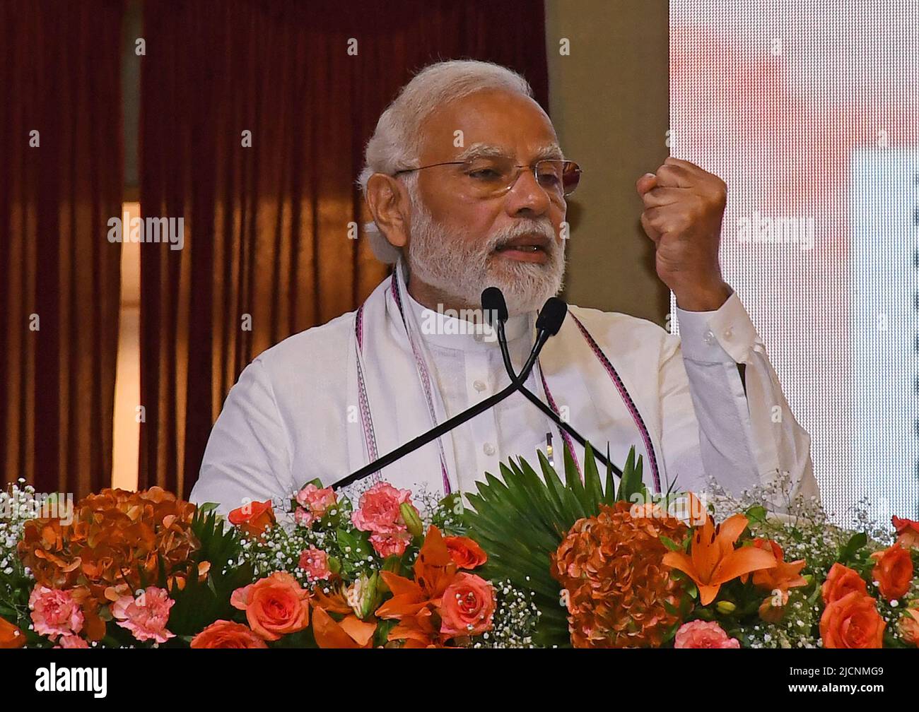 Mumbai, India. 14th June, 2022. Indian Prime Minister Narendra Modi ...