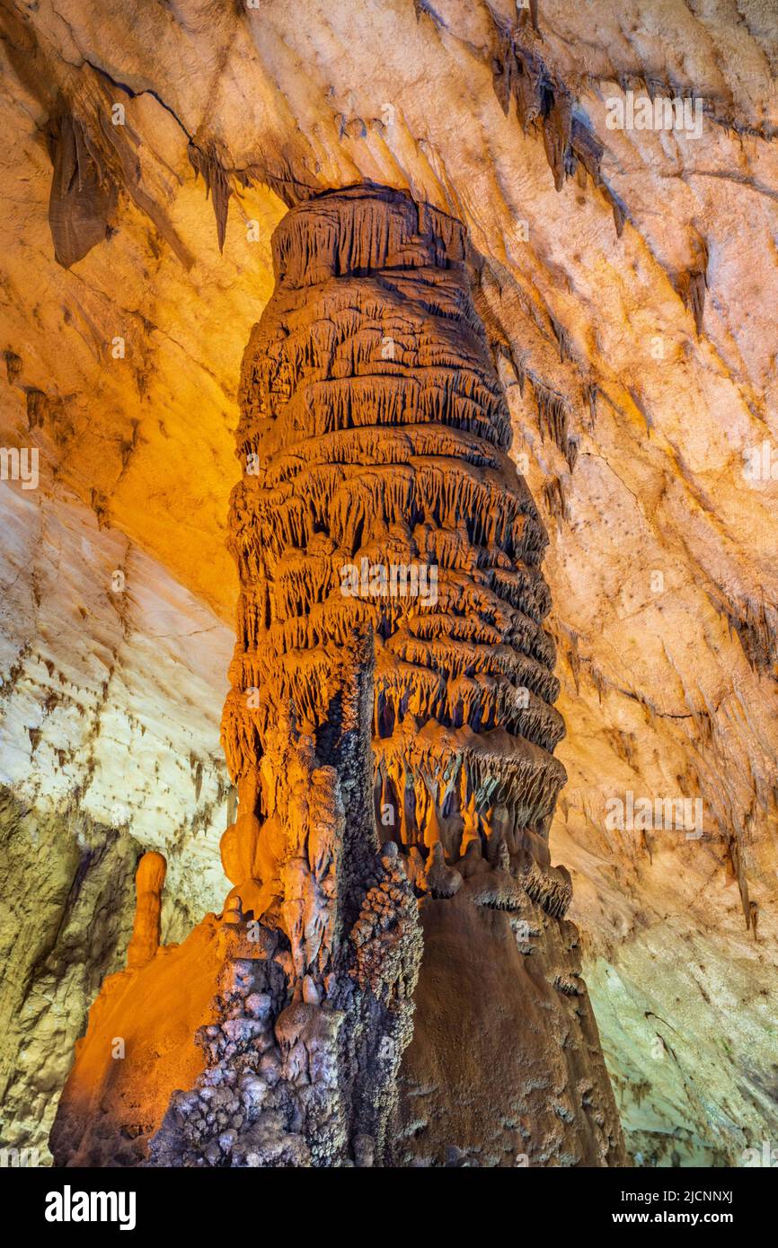 BIJIE, CHINA - JUNE 10, 2022 - A view of Zhijin Cave, the top of the ...