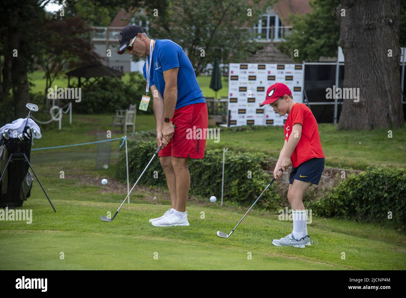 Farmfoods British Par 3 Pro Am Celebrity Golf Featuring: Calum Giles ...