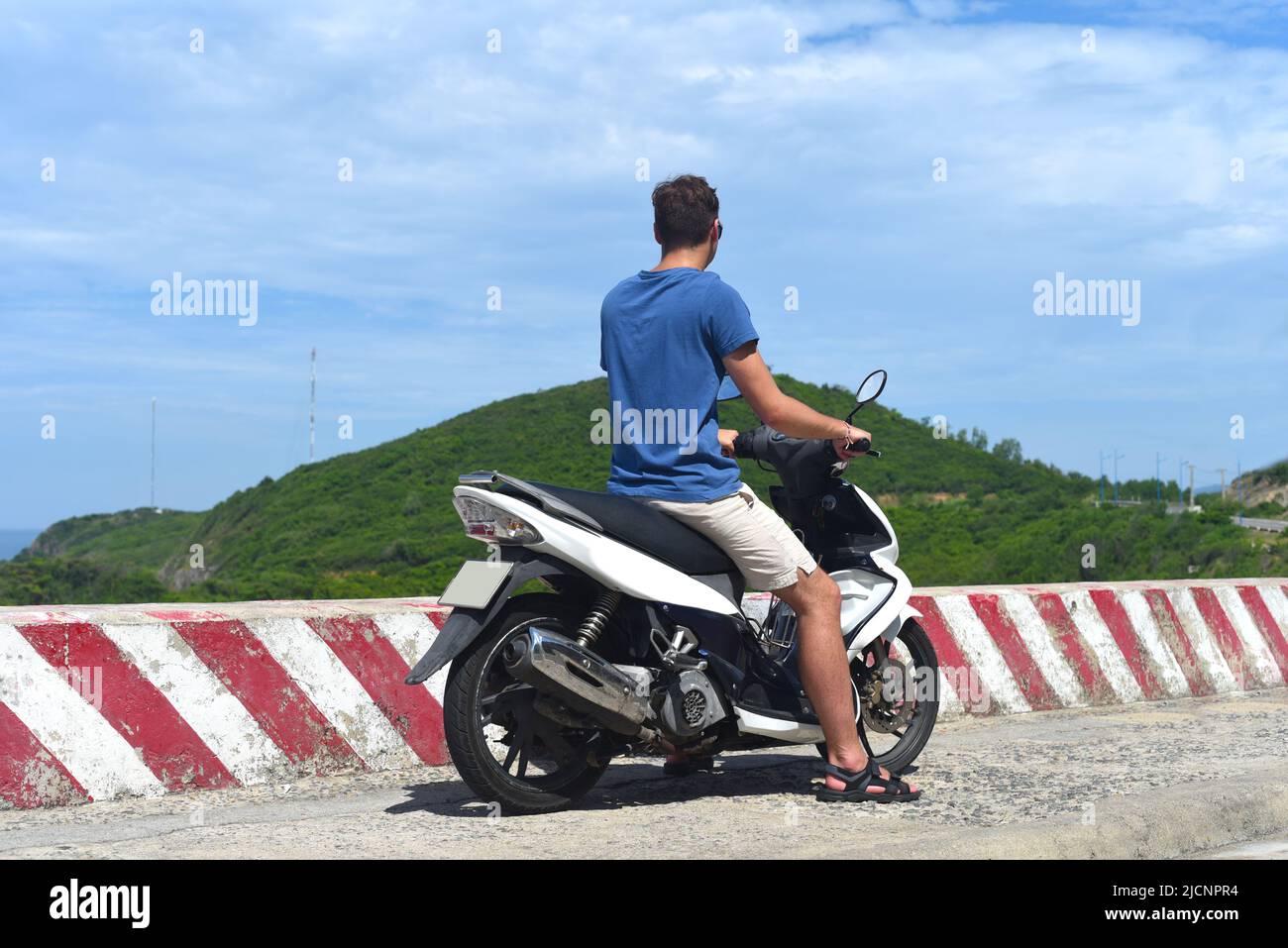 Vietnam motorcycle young hi-res stock photography and images - Alamy