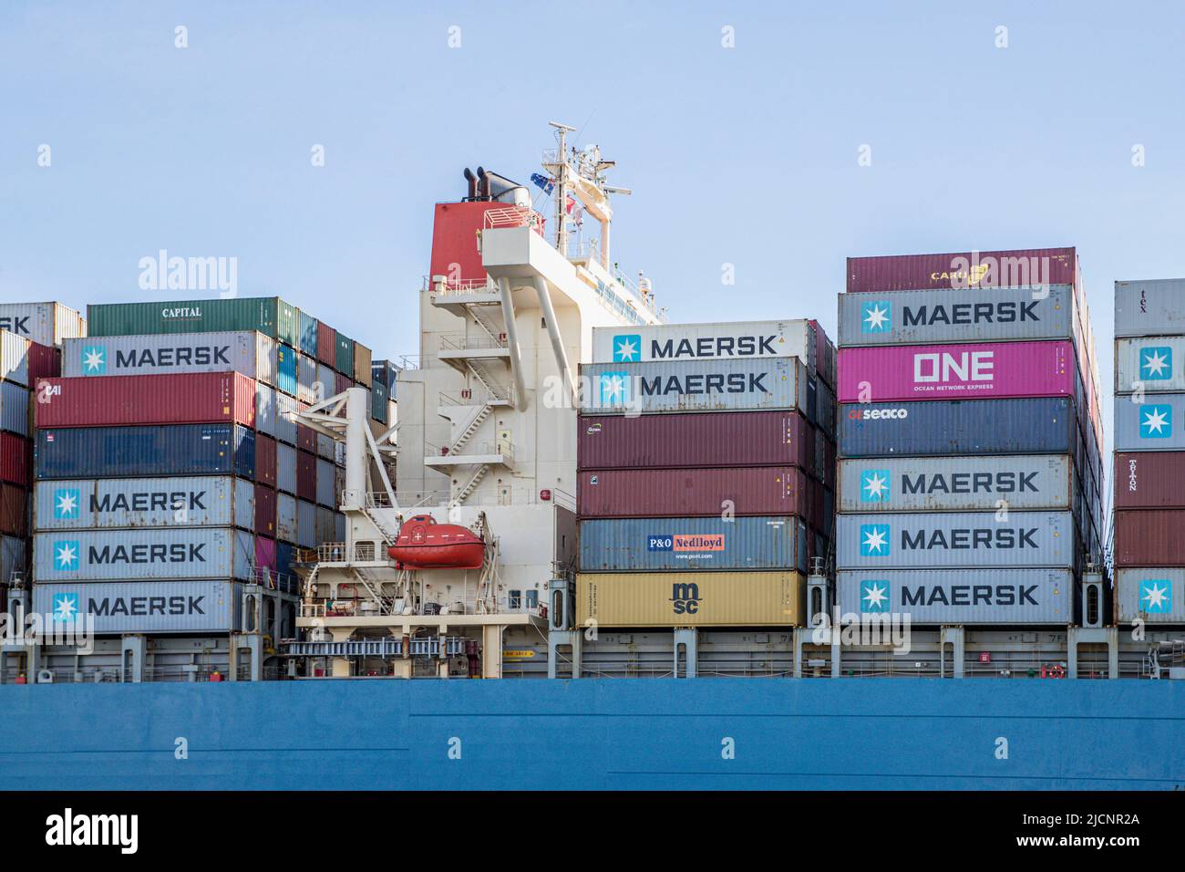 Prestige container ship hi-res stock photography and images - Alamy