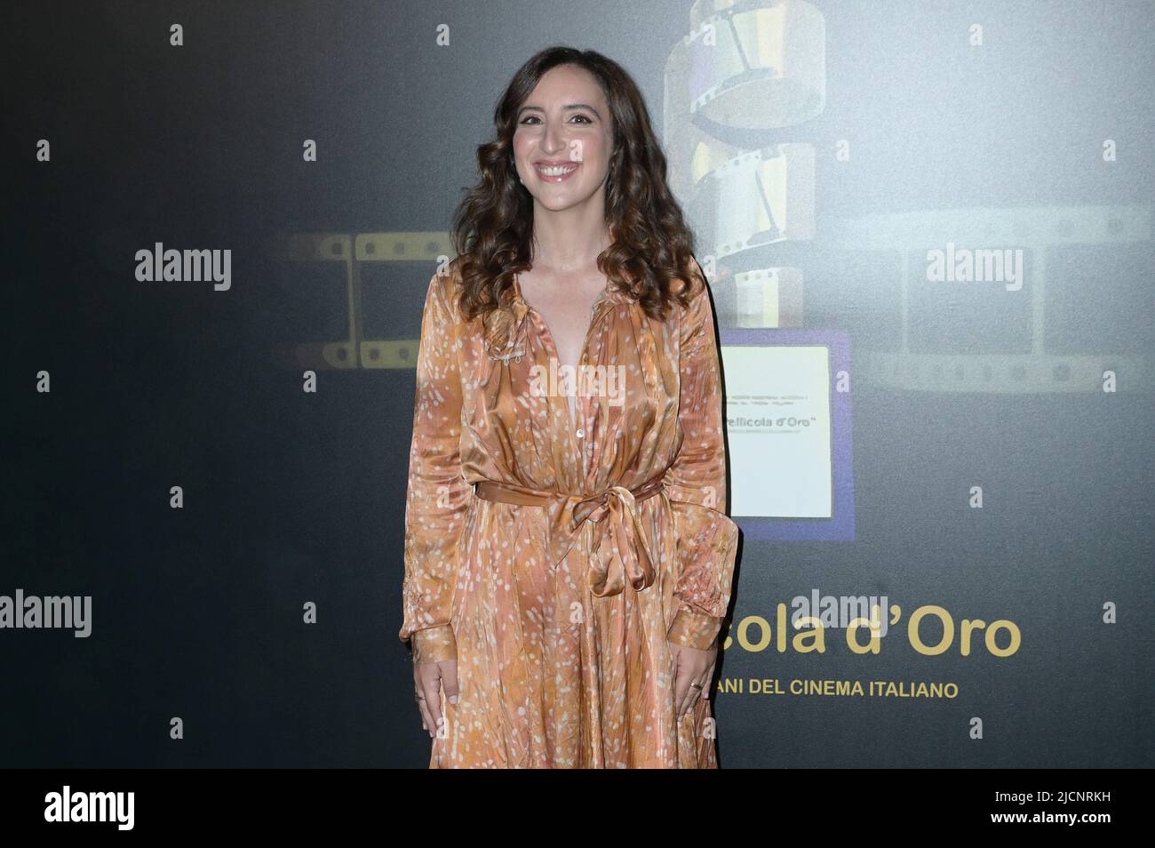 Anna Ferraioli Ravel attends the red carpet of La pellicola d'oro 2022 ...