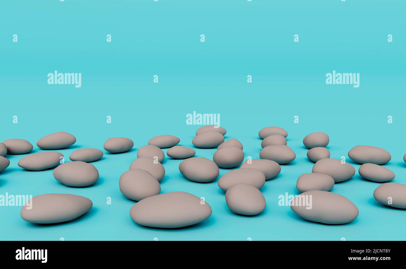 3d render stone marble rock hi-res stock photography and images - Alamy