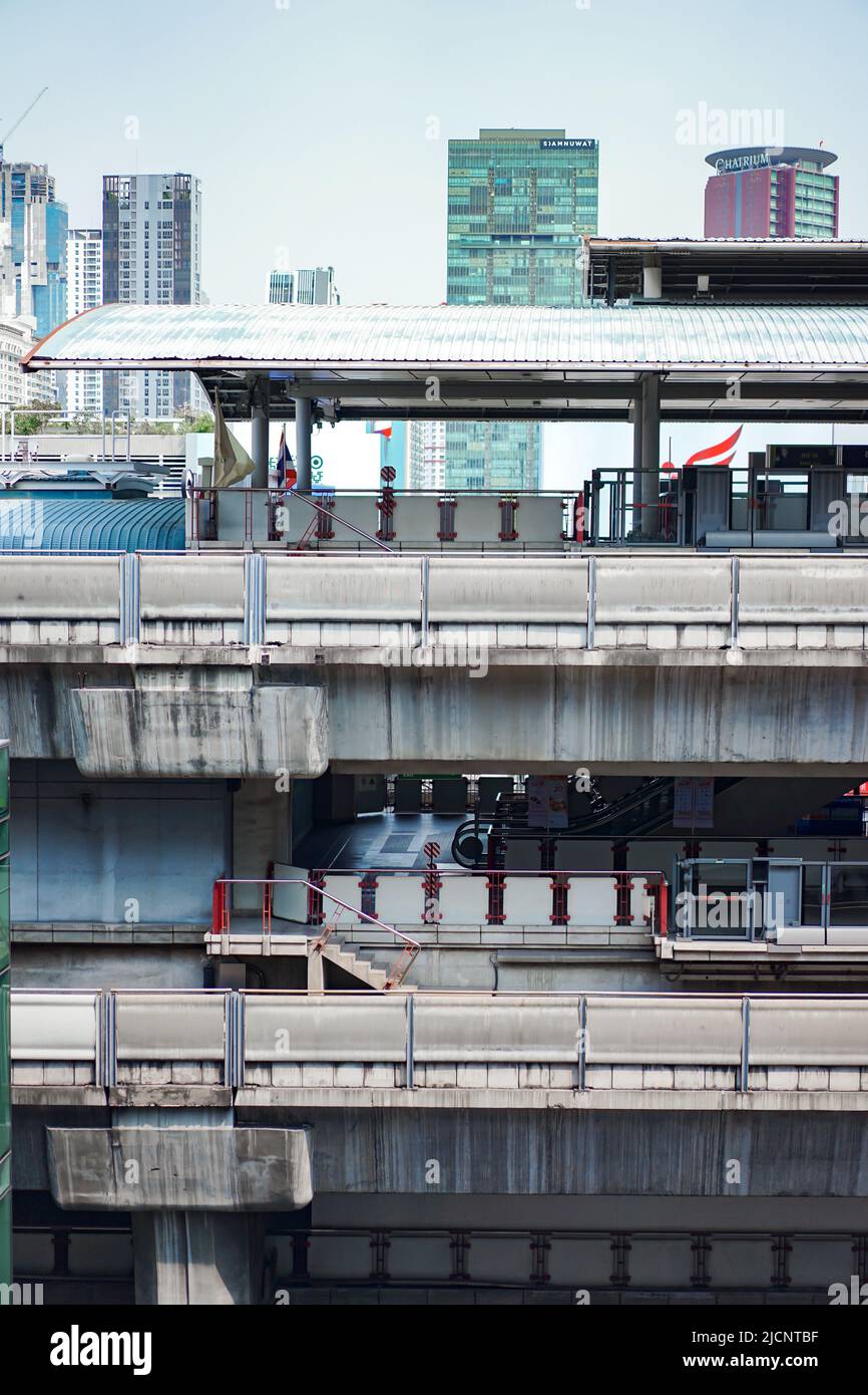Bangkok, Thailand - 11 Feb 2022, Bangkok Mass Transit System (BTS) in ...