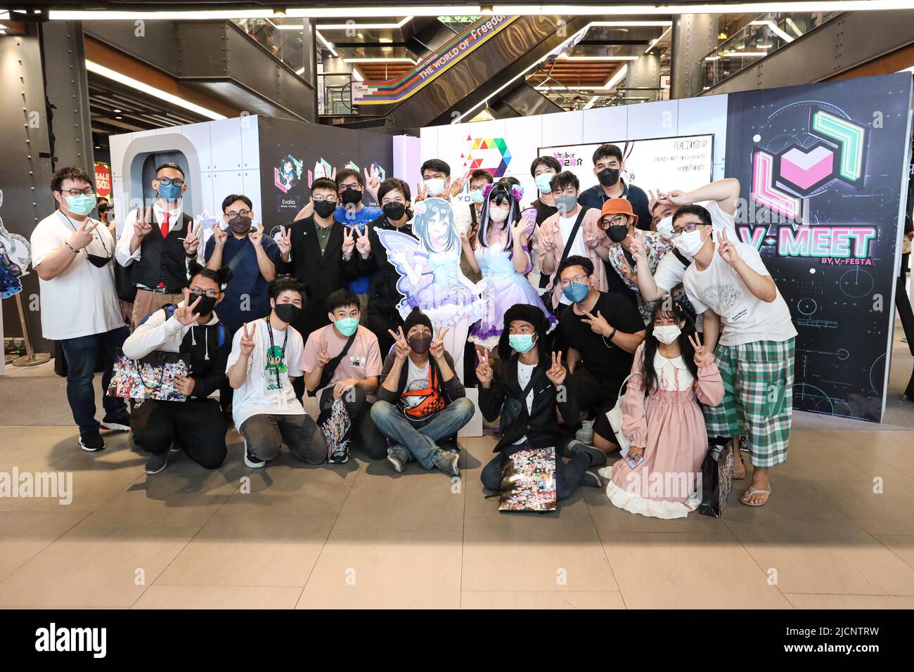 June 12, 2022, Bangkok, Thailand: Meet and talk with famous VTuber with ...