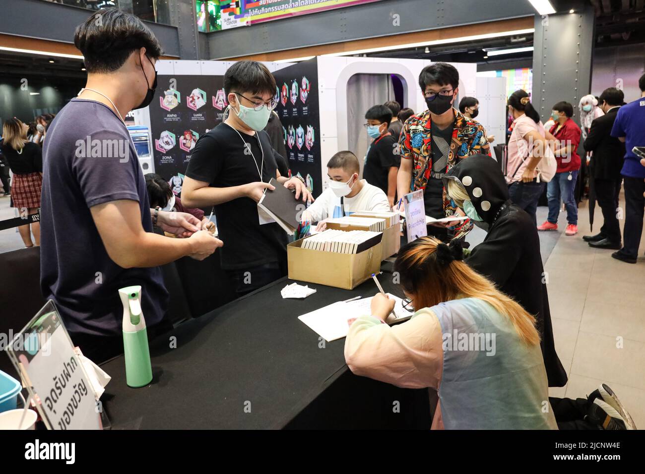 June 12, 2022, Bangkok, Thailand: Meet and talk with famous VTuber with ...