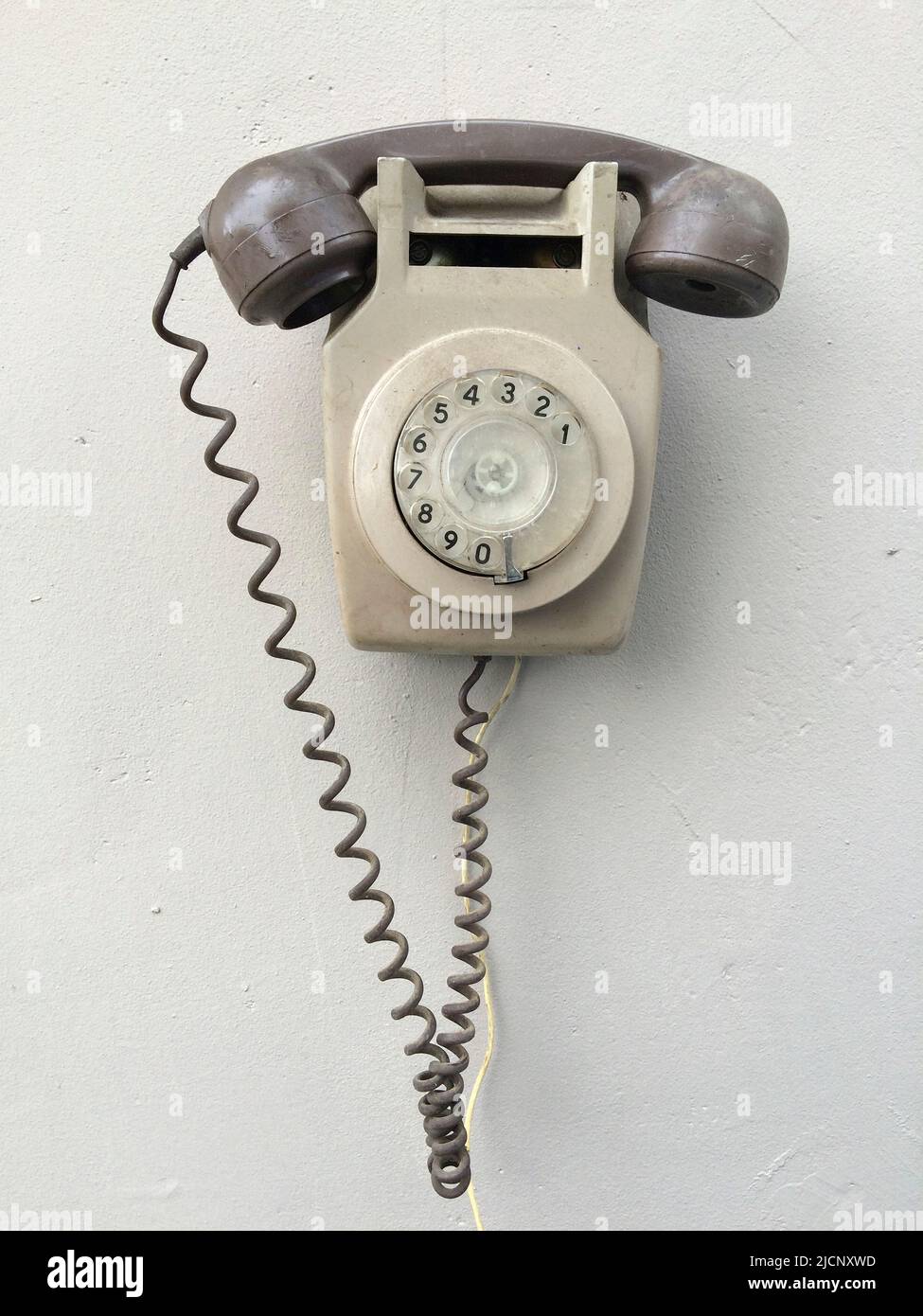 Telephone with a rotary dial Stock Photo - Alamy