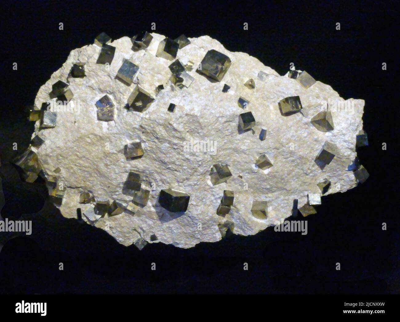 Pyrite is an iron disulphide (FeS2), a common and widespread mineral ...
