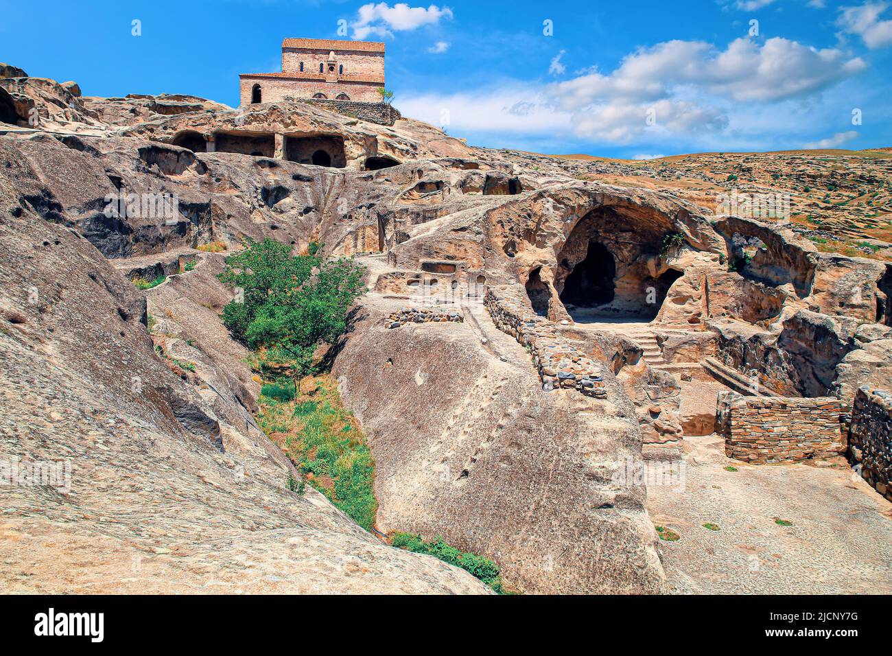 Uplistsikhe Cave City near Gori, Cave Town. Old Ancient Cave in Georgia ...