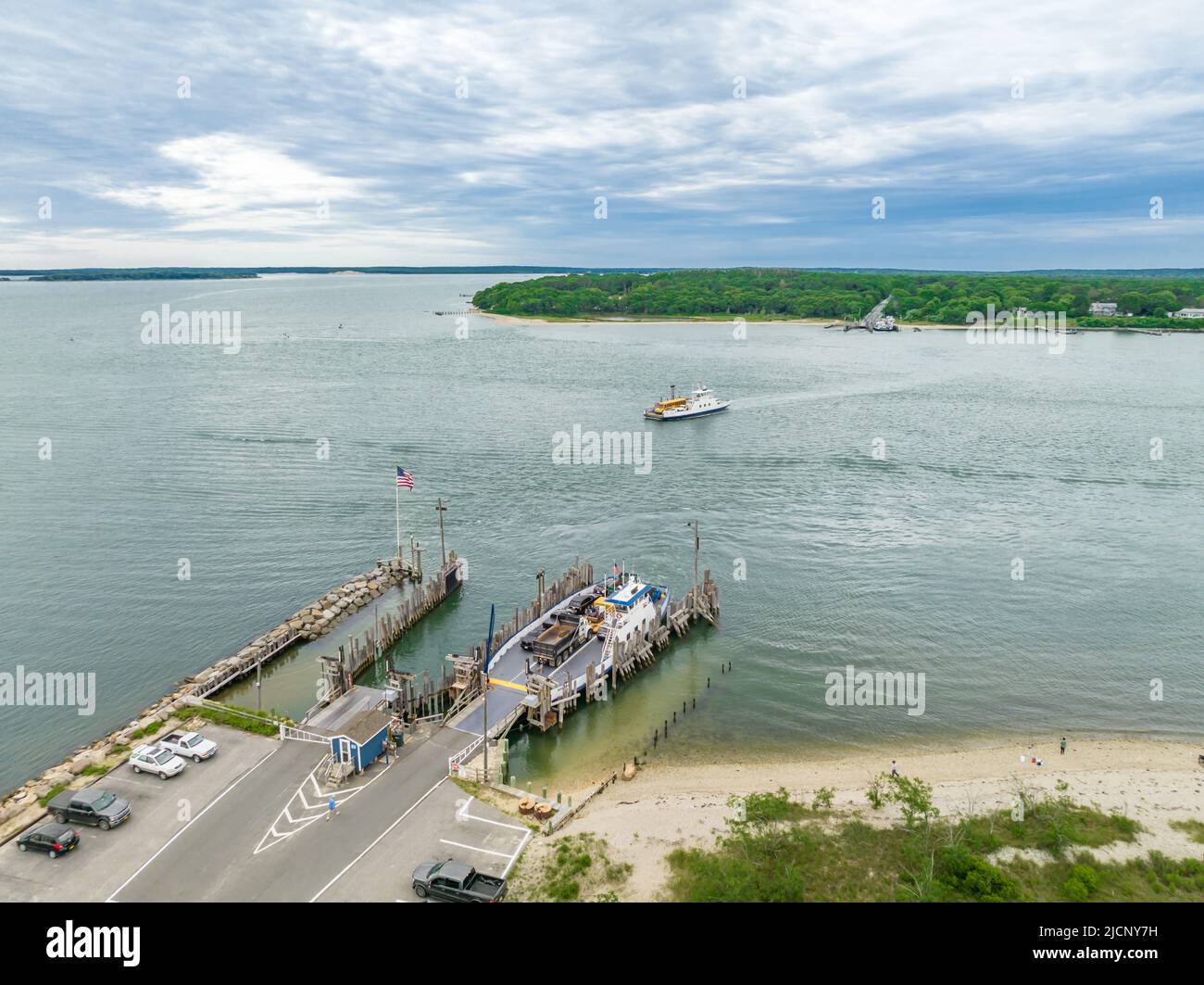 Aerial view ferry carrying hi-res stock photography and images - Alamy