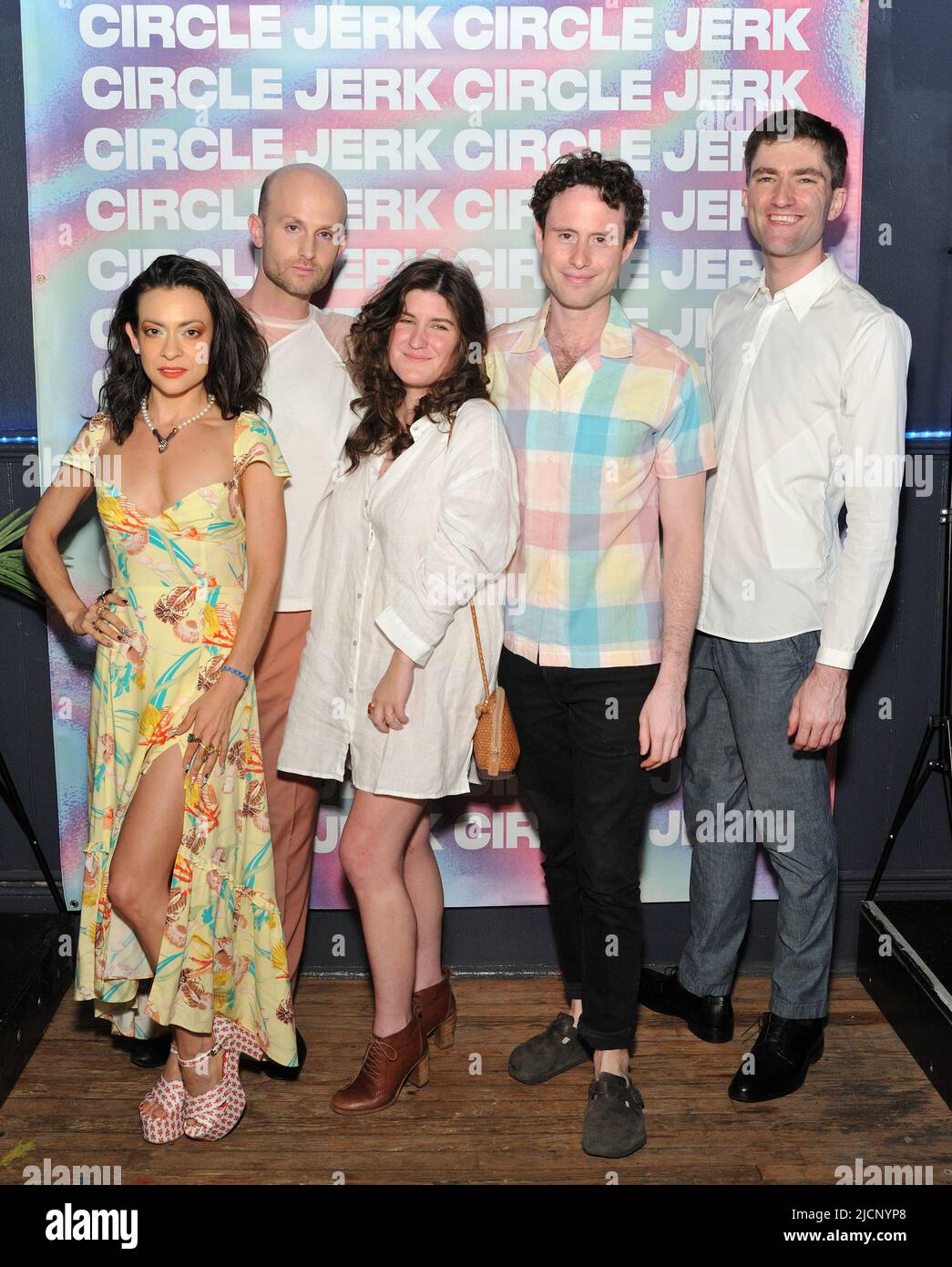 New York, NY, June 14, 2022. L-R: Cat Rodriguez, Patrick Foley, Ariel ...