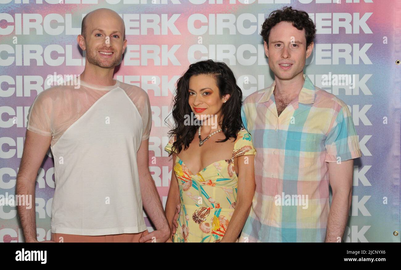 New York, NY, June 14, 2022. L-R: Patrick Foley, Cat Rodriguez and ...