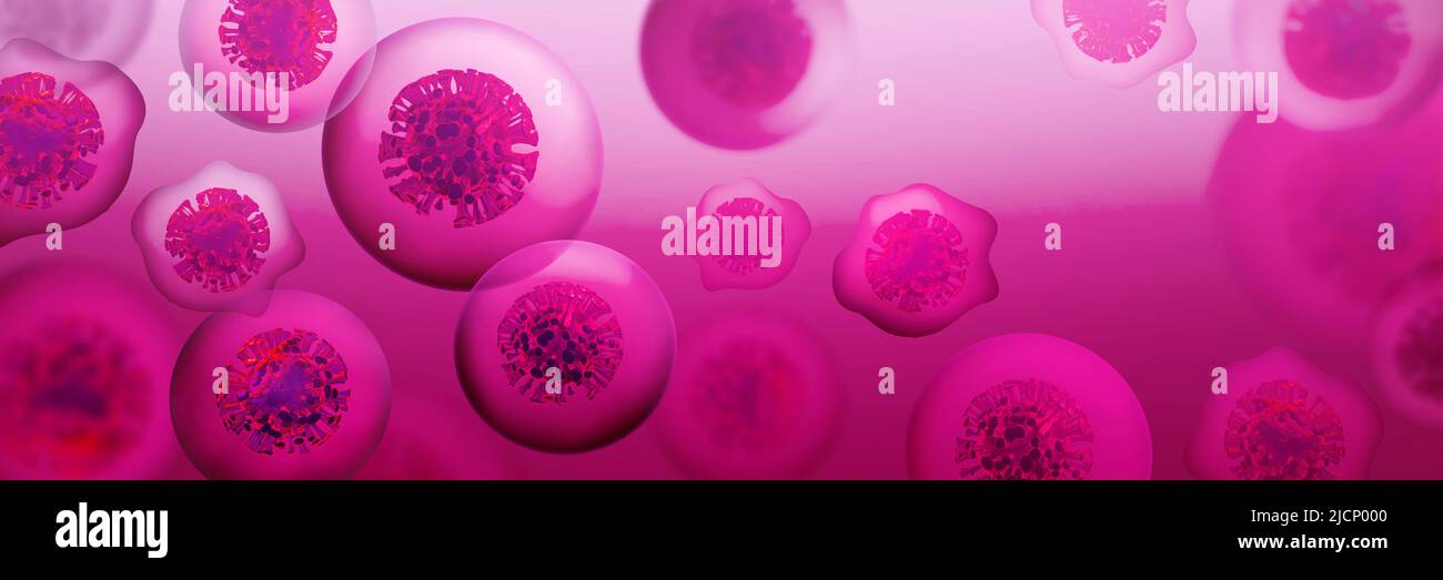 Dangerous corona virus, SARS pandemic risk concept. 3D illustration ...