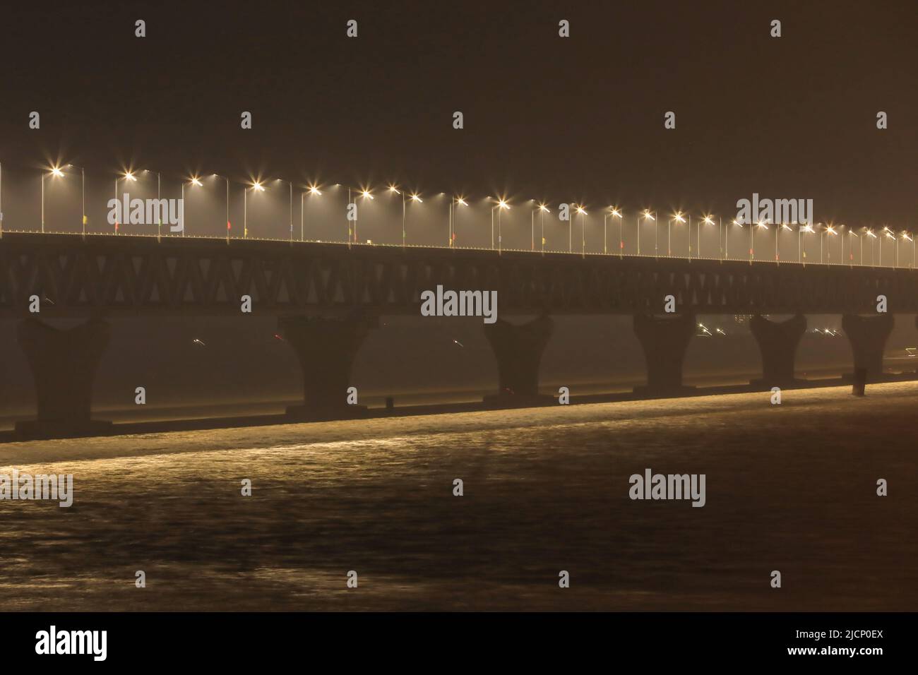 Dhaka, Bangladesh. 14th June, 2022. General view of the Padma bridge ...