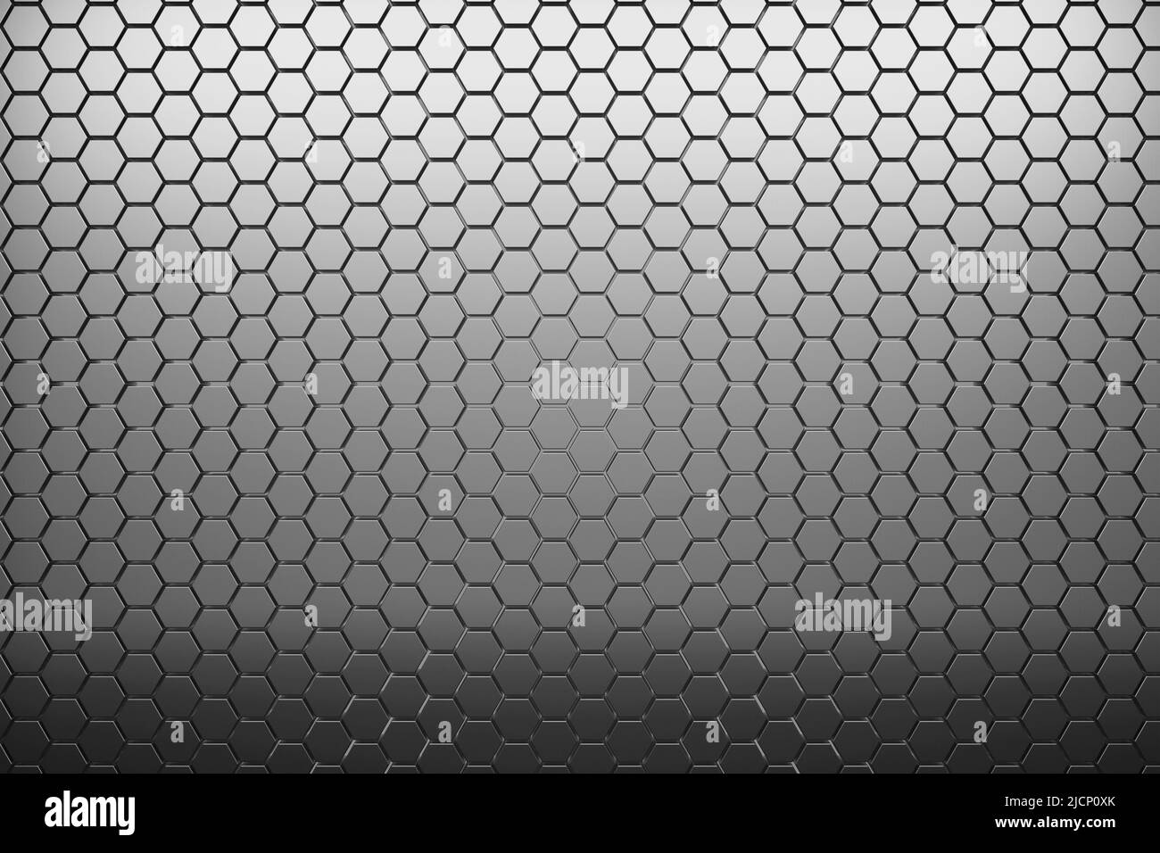 Modern Metallic Honeycomb And Hexagon Background Pattern 3d Rendering