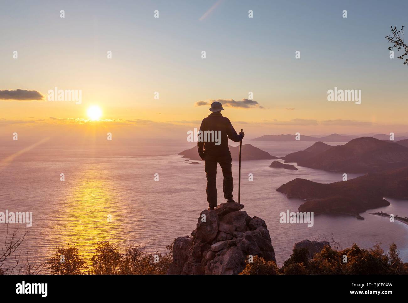 Beautiful nature landscapes in Turkey mountains. Lycian way is famous ...
