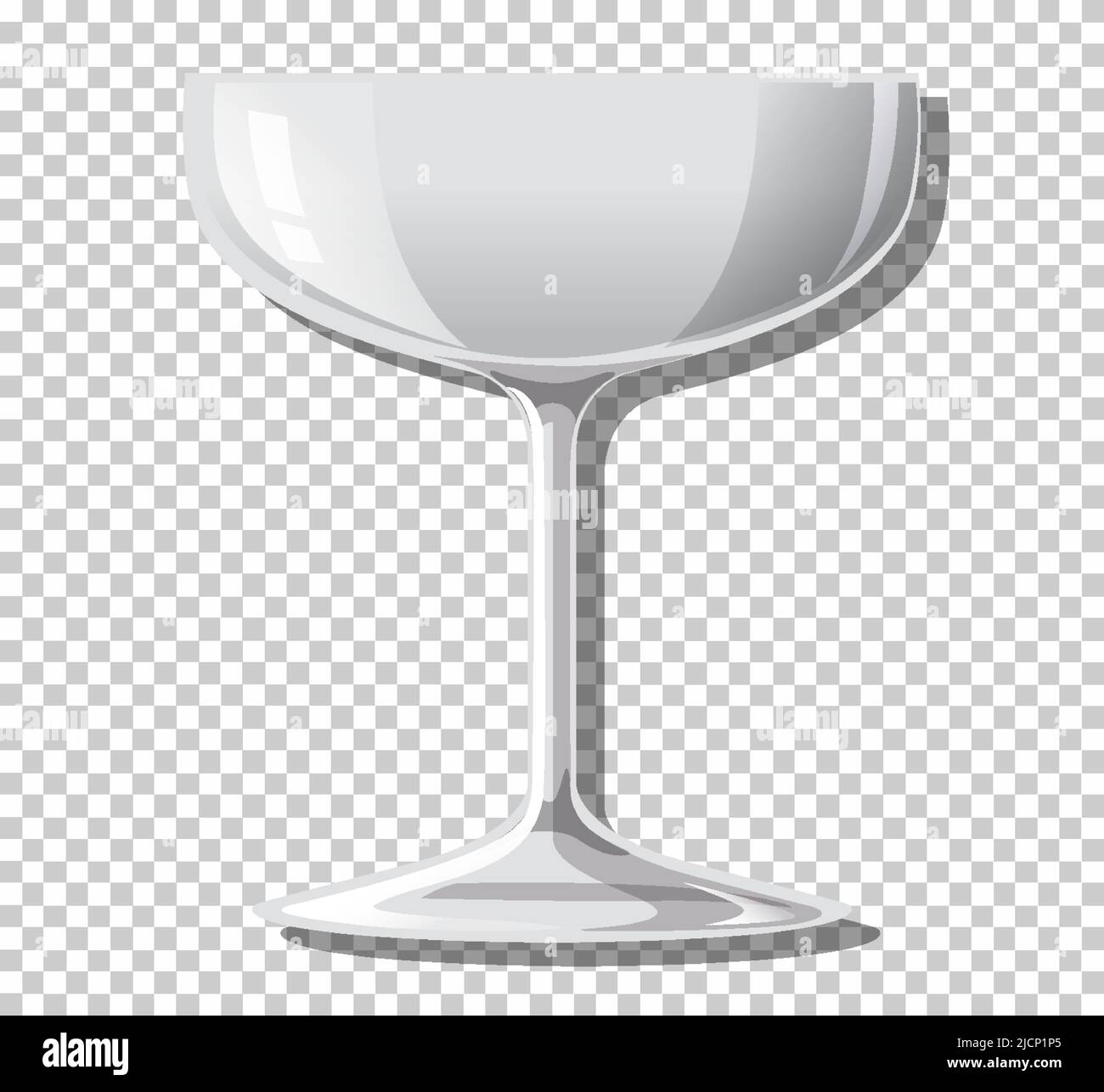 Empty Cocktail glass isolated illustration Stock Vector Image & Art - Alamy