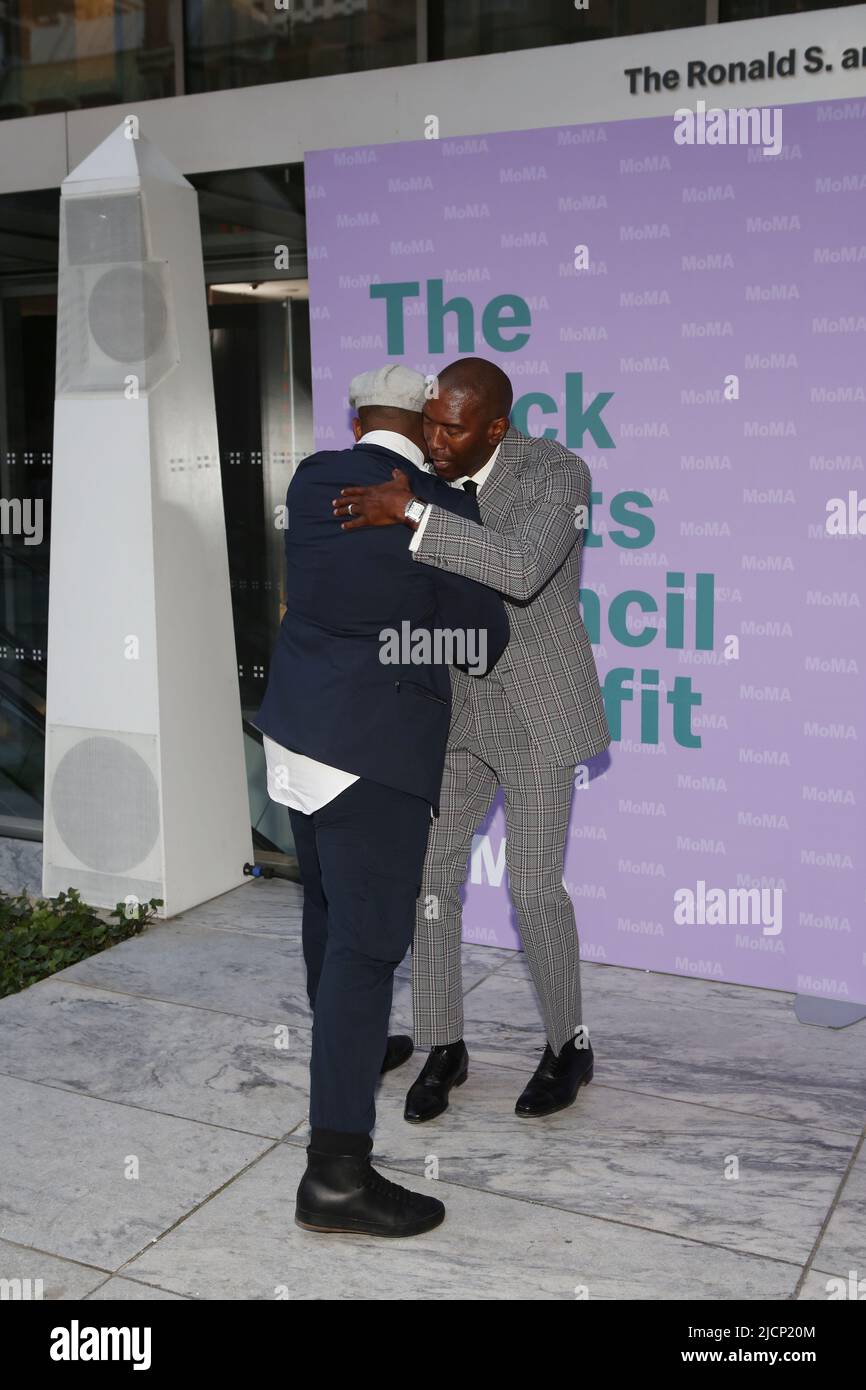 New York, NY, June 14, 2022. Titus Kaphar and Elliot Perry attend The ...