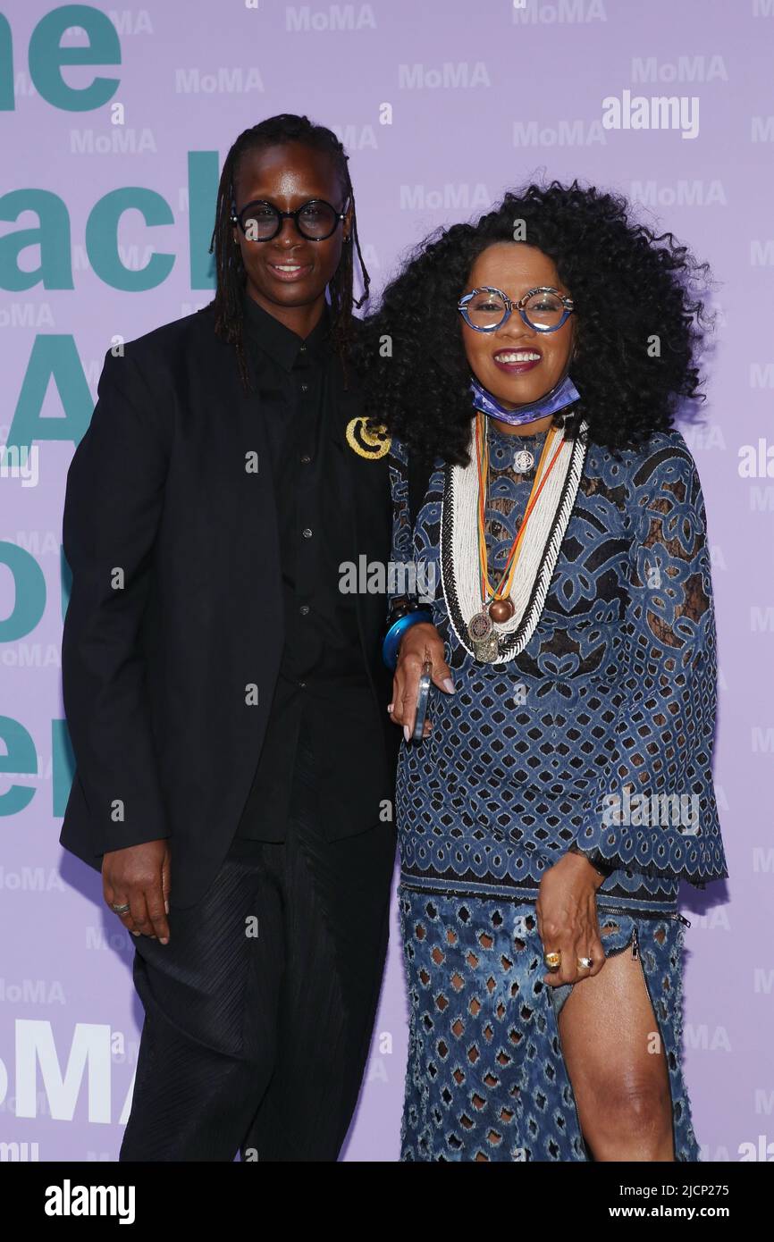 New York, NY, June 14, 2022. Mickalene Thomas and Sherry Bronfman ...
