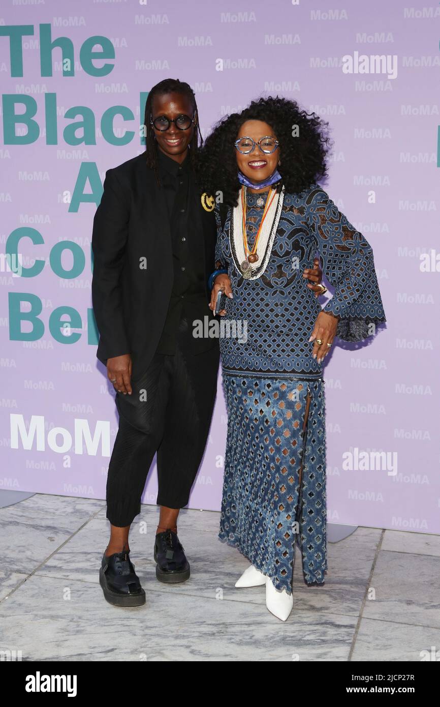 New York, NY, June 14, 2022. Mickalene Thomas and Sherry Bronfman ...