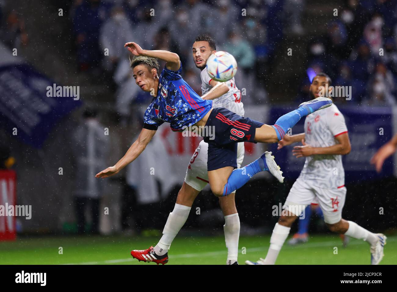 Osaka, Japan. 14th June, 2022. Takuma Asano (JPN) Football/ Soccer ...