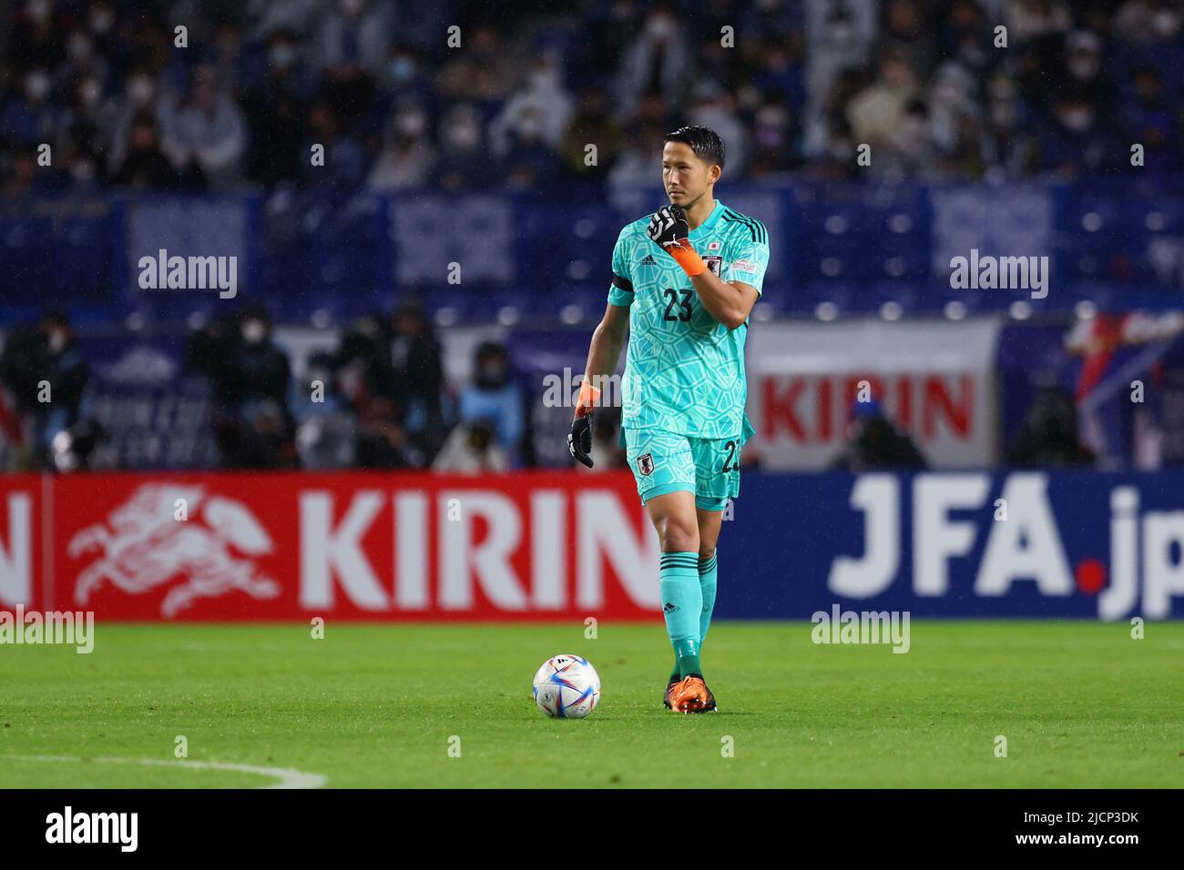 Osaka, Japan. 14th June, 2022. Daniel Schmidt (JPN) Football/ Soccer ...