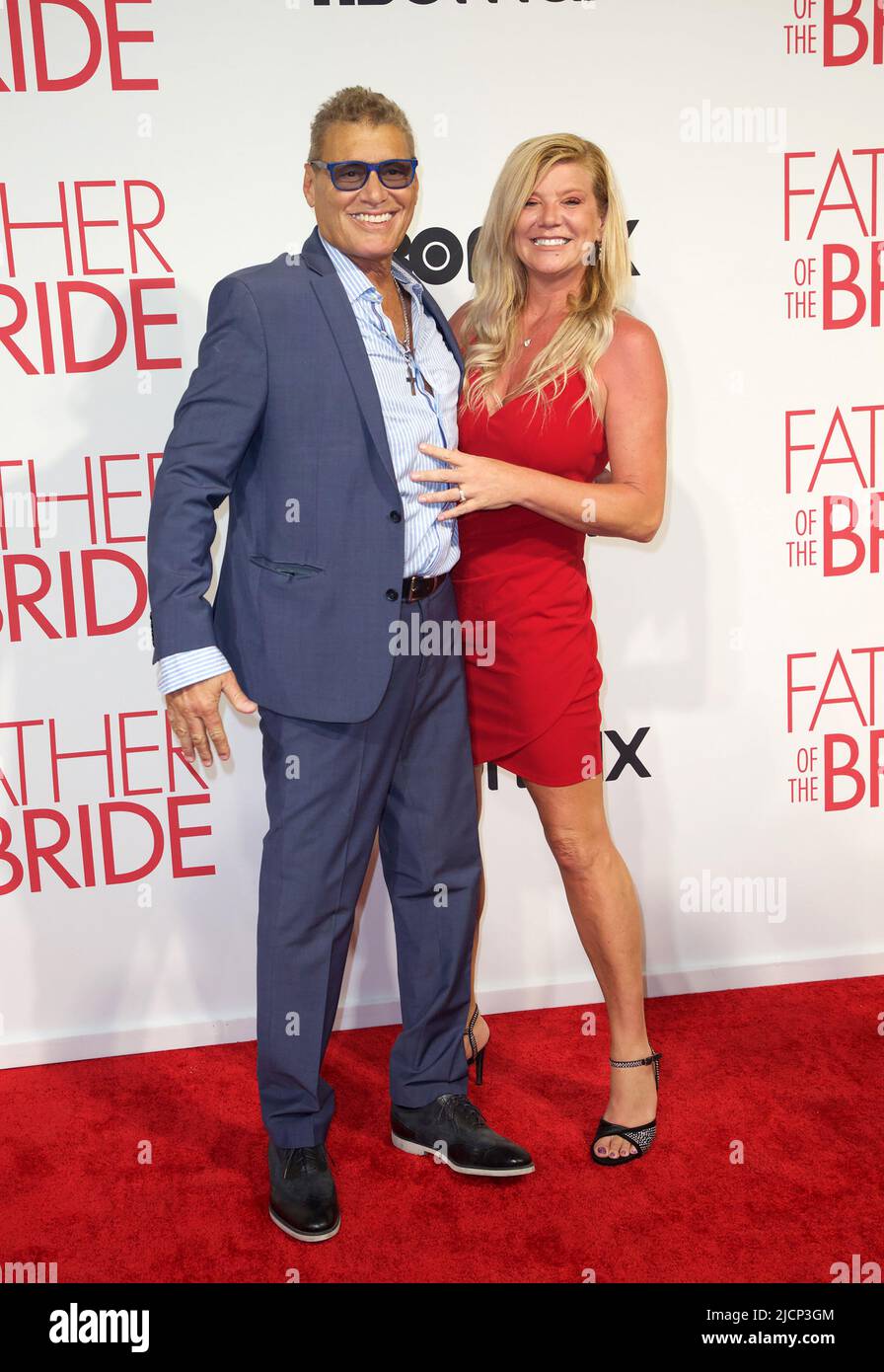 MIAMI, FL - JUNE 14: Steven Bauer (L) and guest attend the "Father Of ...