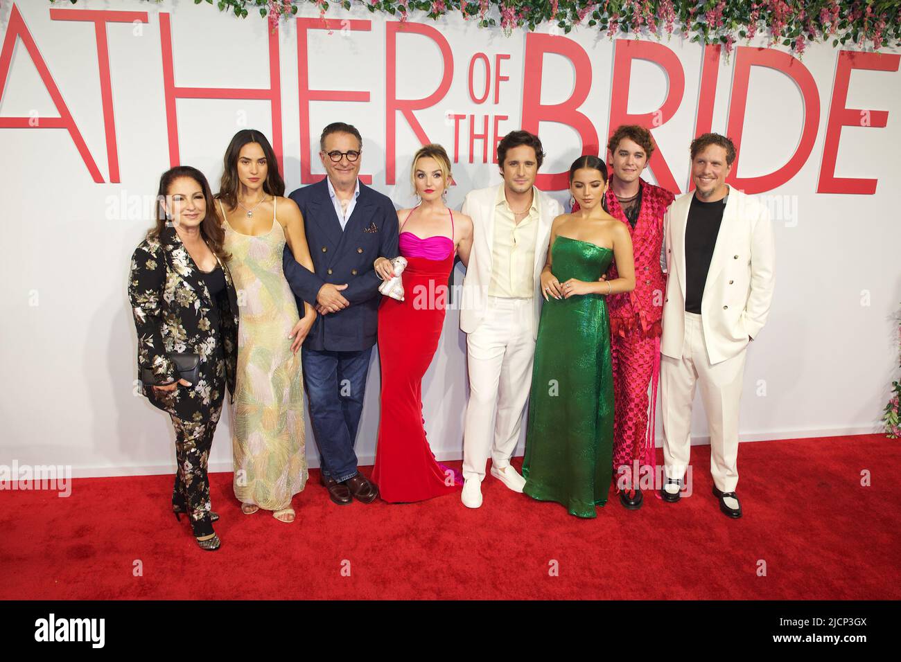 MIAMI, FL - JUNE 14: Gloria Estefan, Adria Arjona, Andy Garcia, Chloe ...