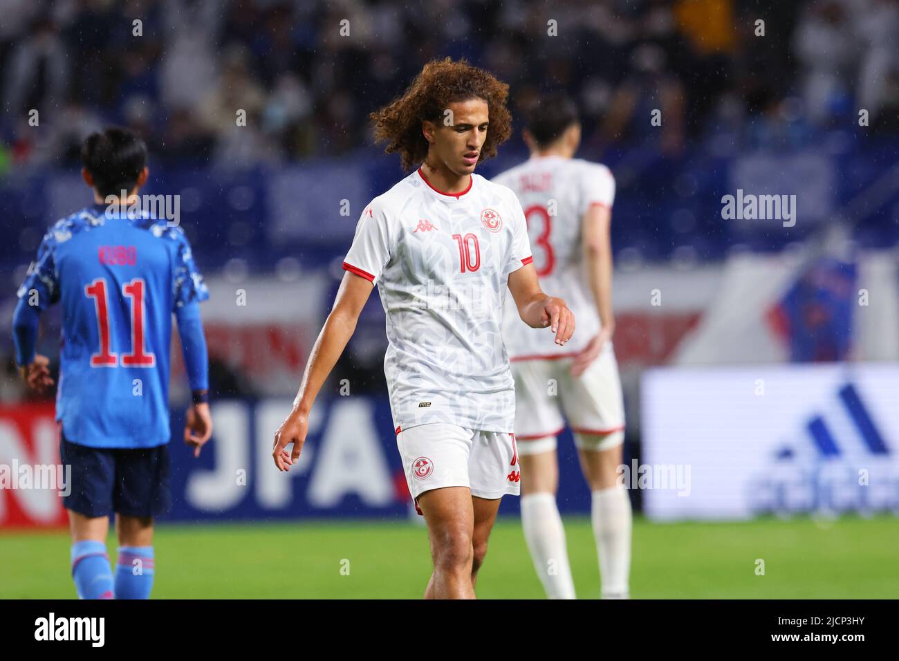 Osaka, Japan. 14th June, 2022. Hannibal Mejbri (TUN) Football/ Soccer ...