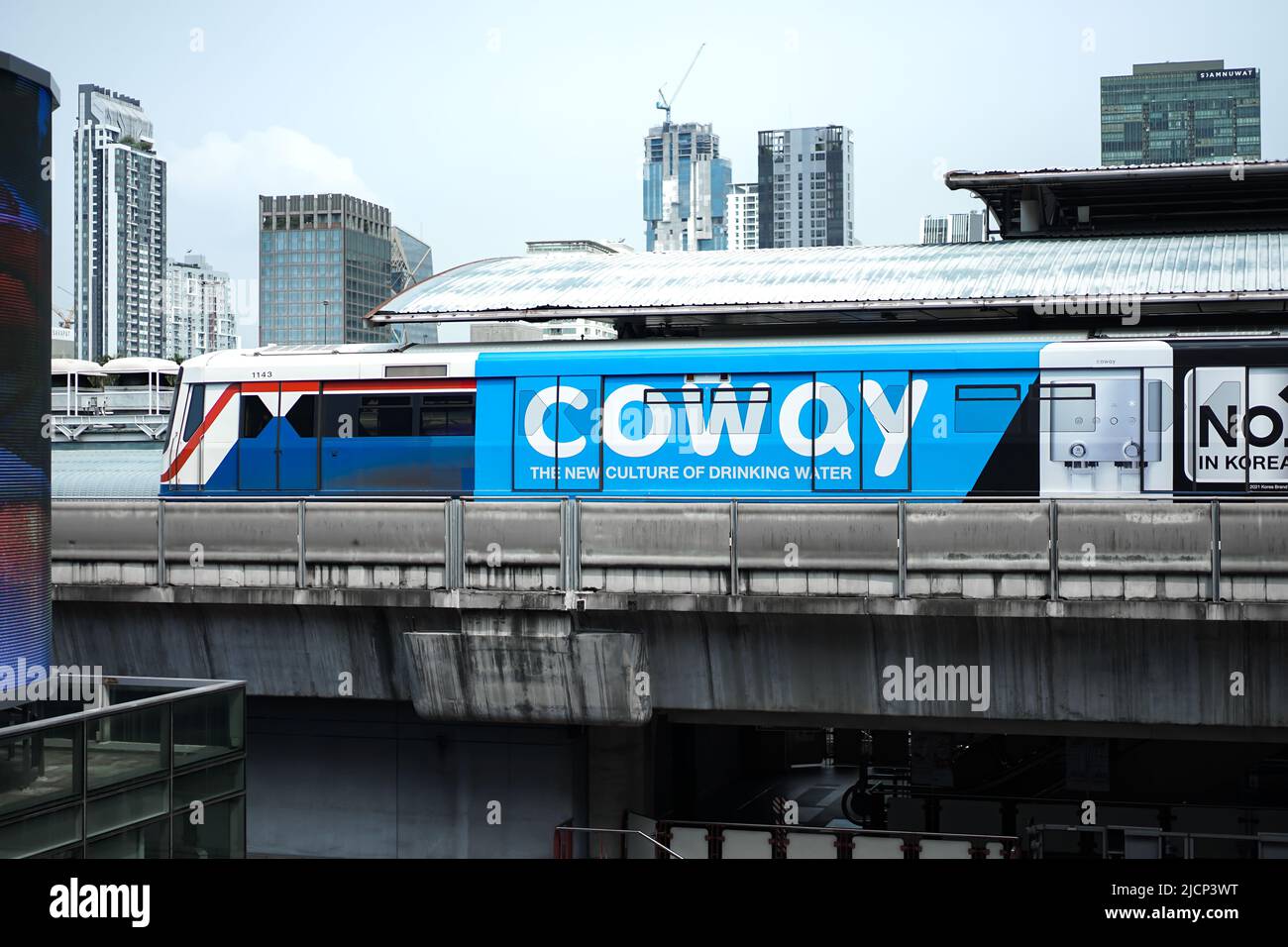 Bangkok, Thailand - 11 Feb 2022, Bangkok Mass Transit System (BTS) in ...