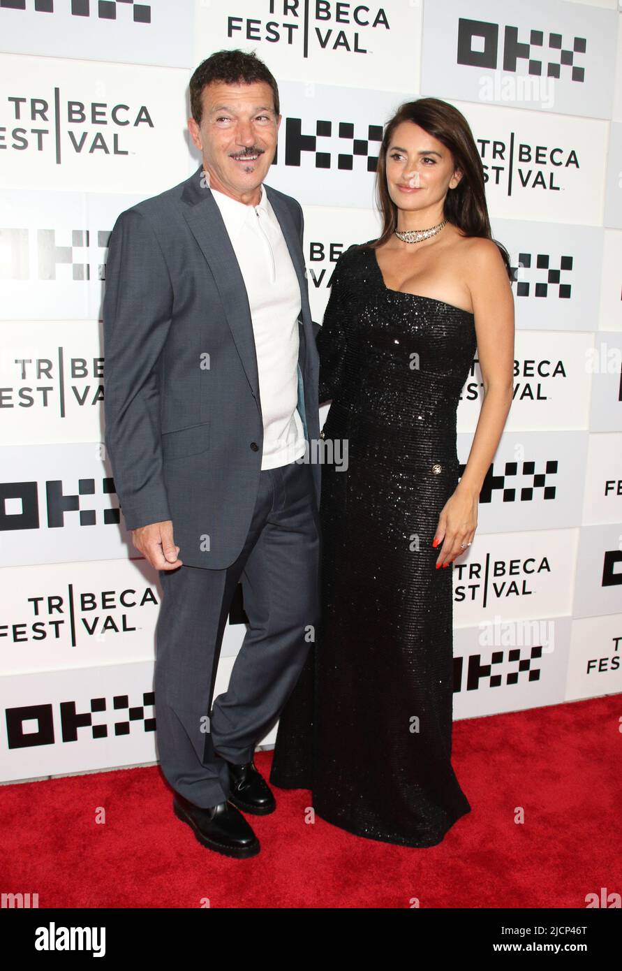 New York, NY, USA. 14th June, 2022. Antonio Banderas and Penelope Cruz ...