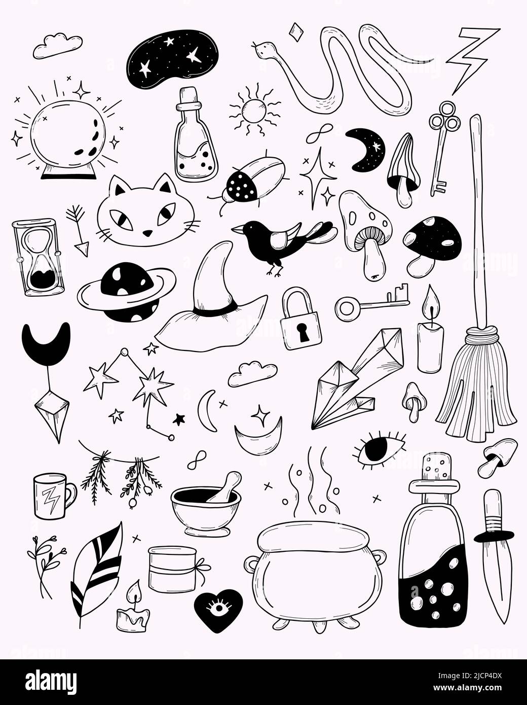 large collection of magical, witchcraft and occult items for witches ...