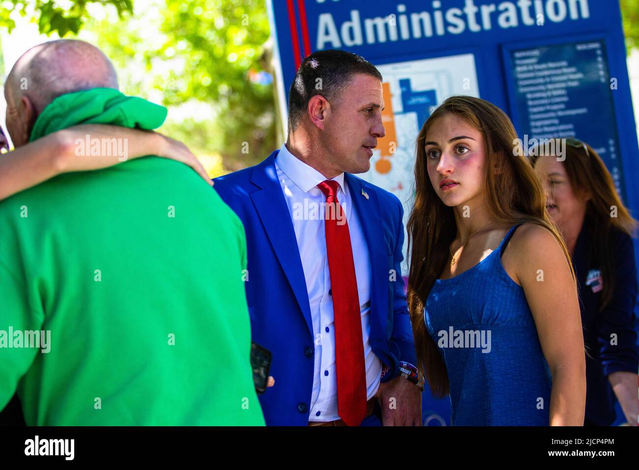 Gubernatorial candidate Joey Gilbert arrives to cast his vote in person ...